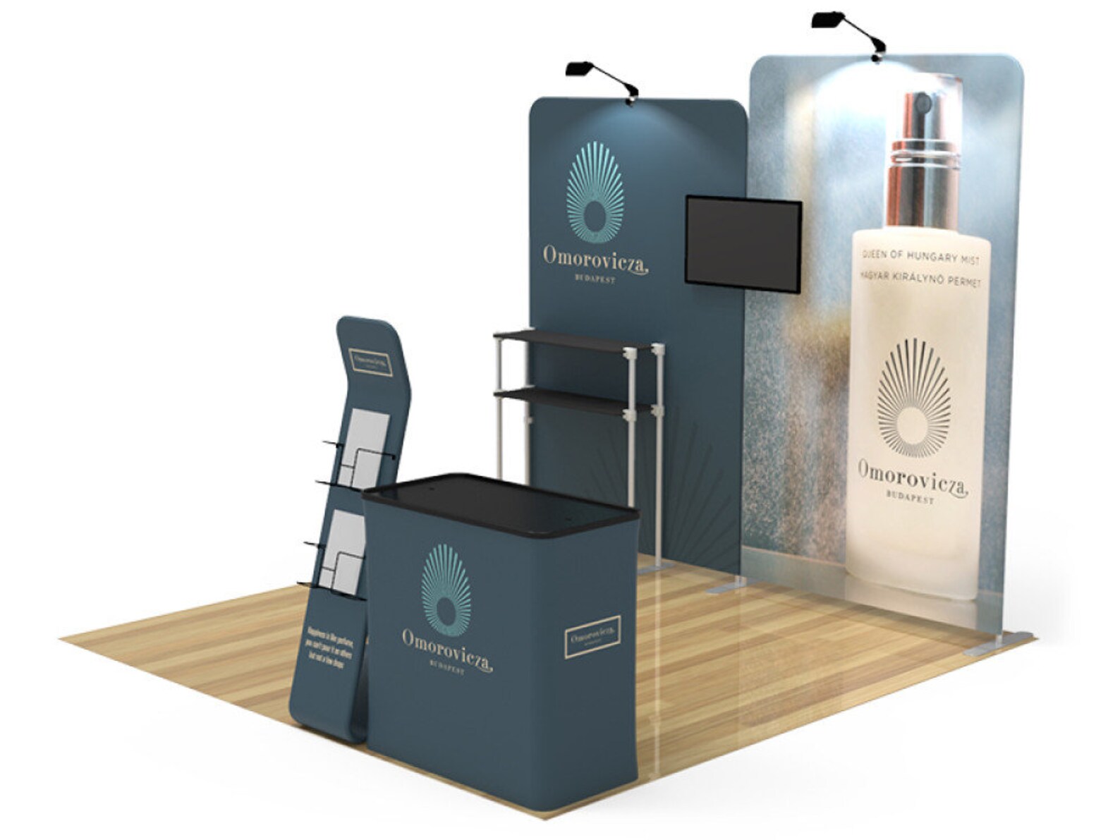 Professional 10ft X 10ft Booth Display Kit With Custom Printing - Great ...