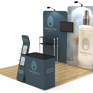 Professional 10ft X 10ft Booth Display Kit With Custom Printing - Great ...