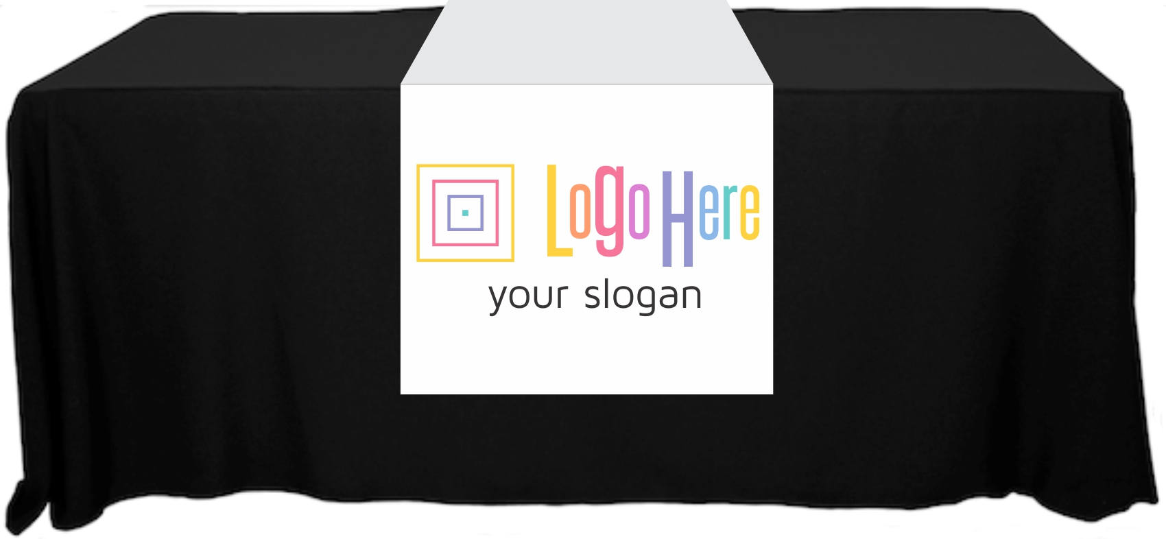 Full Color Table Runner With Your Logo ANY COLOR 24 - Etsy