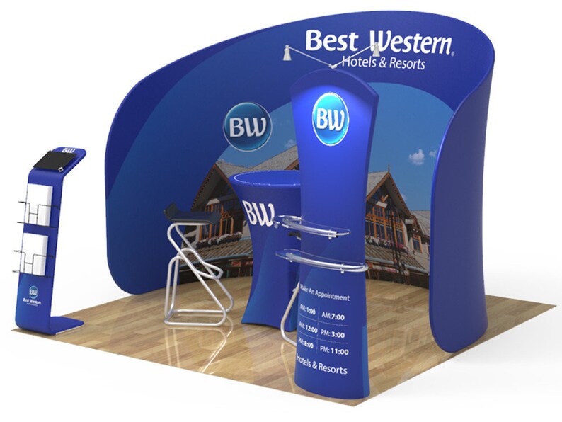 Professional 10ft X 10ft Booth Display Kit With Custom Printing - Great ...