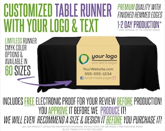 Custom Table Runner - Etsy