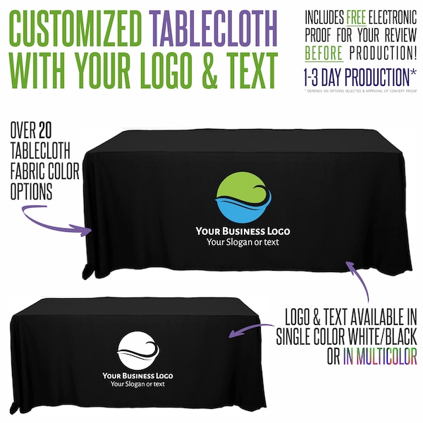 Custom Tablecloth - Etsy