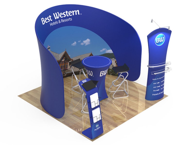 Professional 10ft X 10ft Booth Display Kit With Custom Printing - Great ...