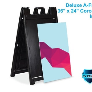 Custom A-frame Sign - Full Color Graphics With 3 Options! - Etsy
