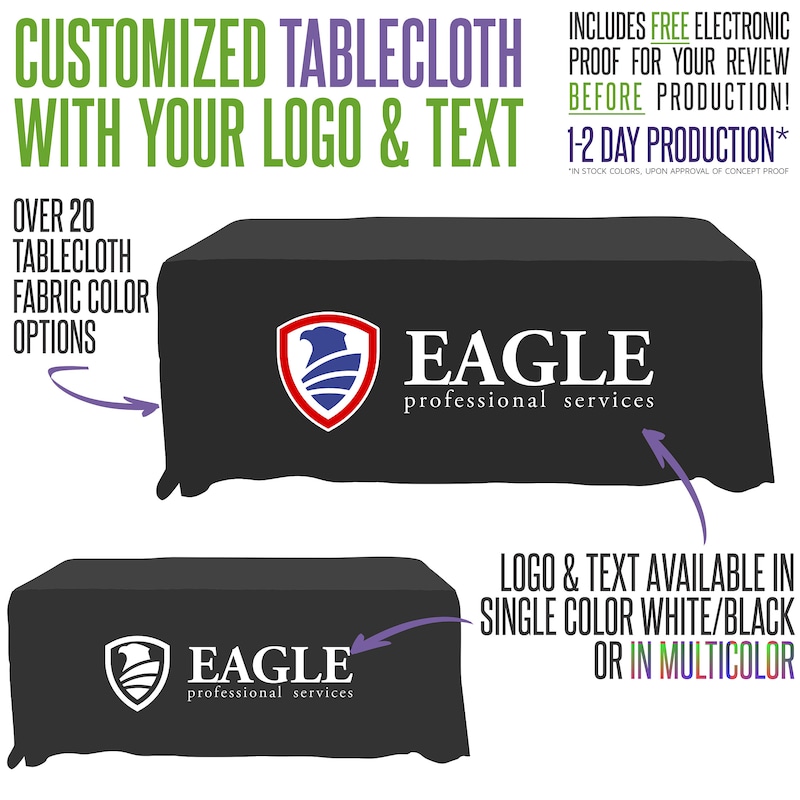 Personalized Tablecloth With Logo - Etsy