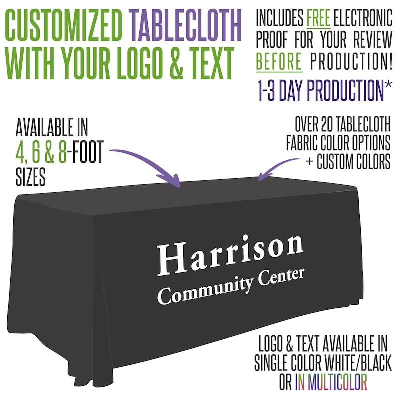 Custom Sports Table Cloth - Etsy