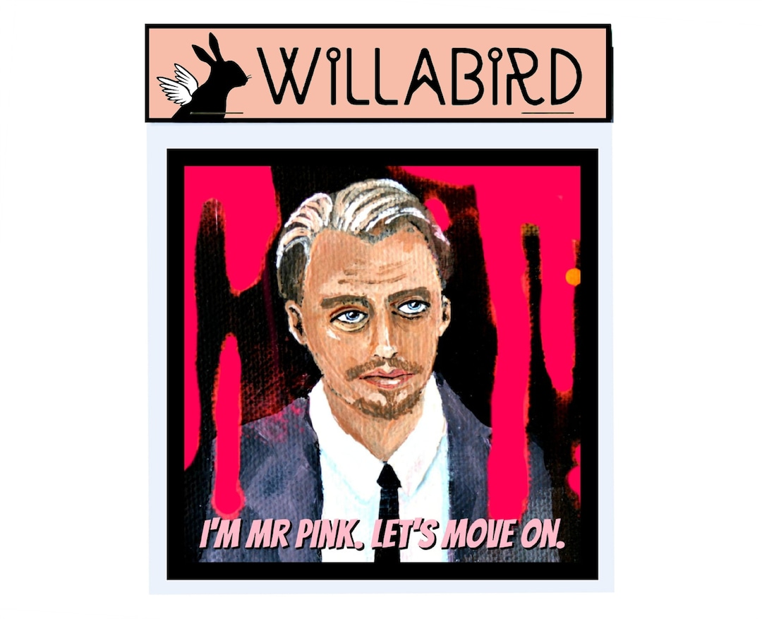 Reservoir Dogs Mr Pink Magnet, Steve Buscemi Art, Willabird Designs - Etsy