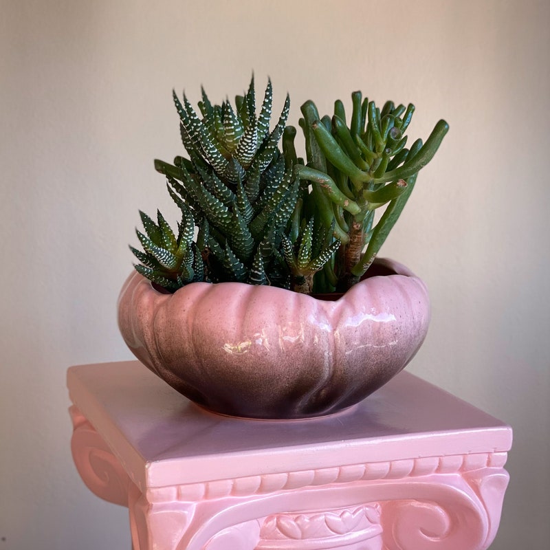 Pink Planter - Etsy