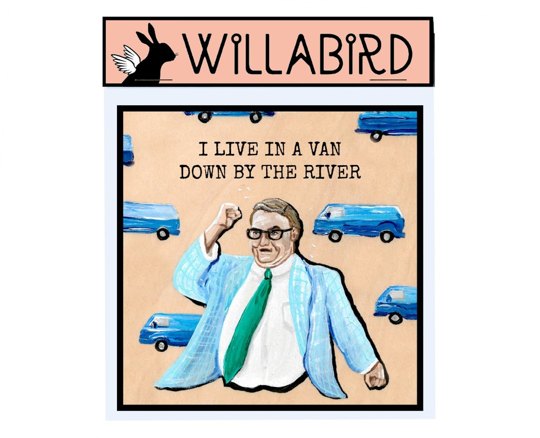 SNL Matt Foley Magnet: Van Down by the River, Chris Farley Art - Etsy