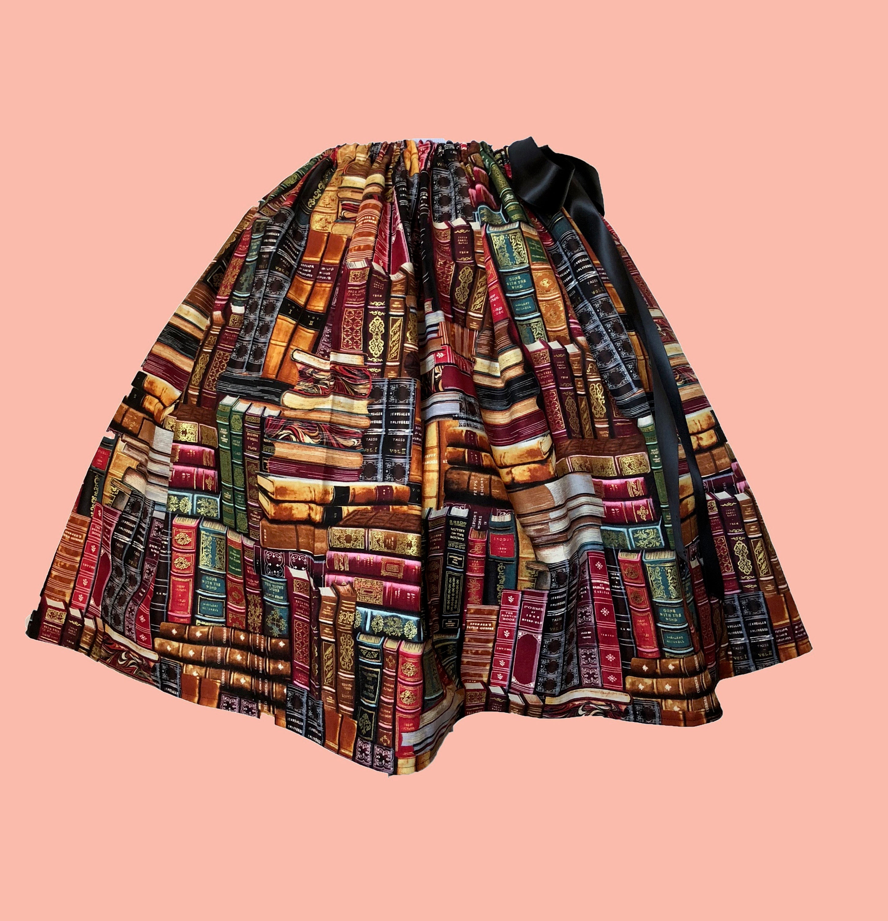 Library Book Skirt II All Sizes Plus Size - Etsy