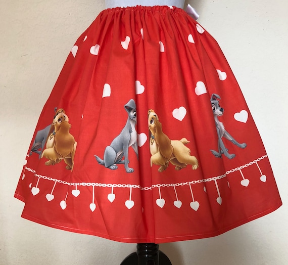 Lady and the Tramp Skirt for Gals One Size Fits All Plus - Etsy