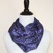 Haunted Mansion, Creepy Wallpaper Infinity Scarf for Gals in Purple and ...