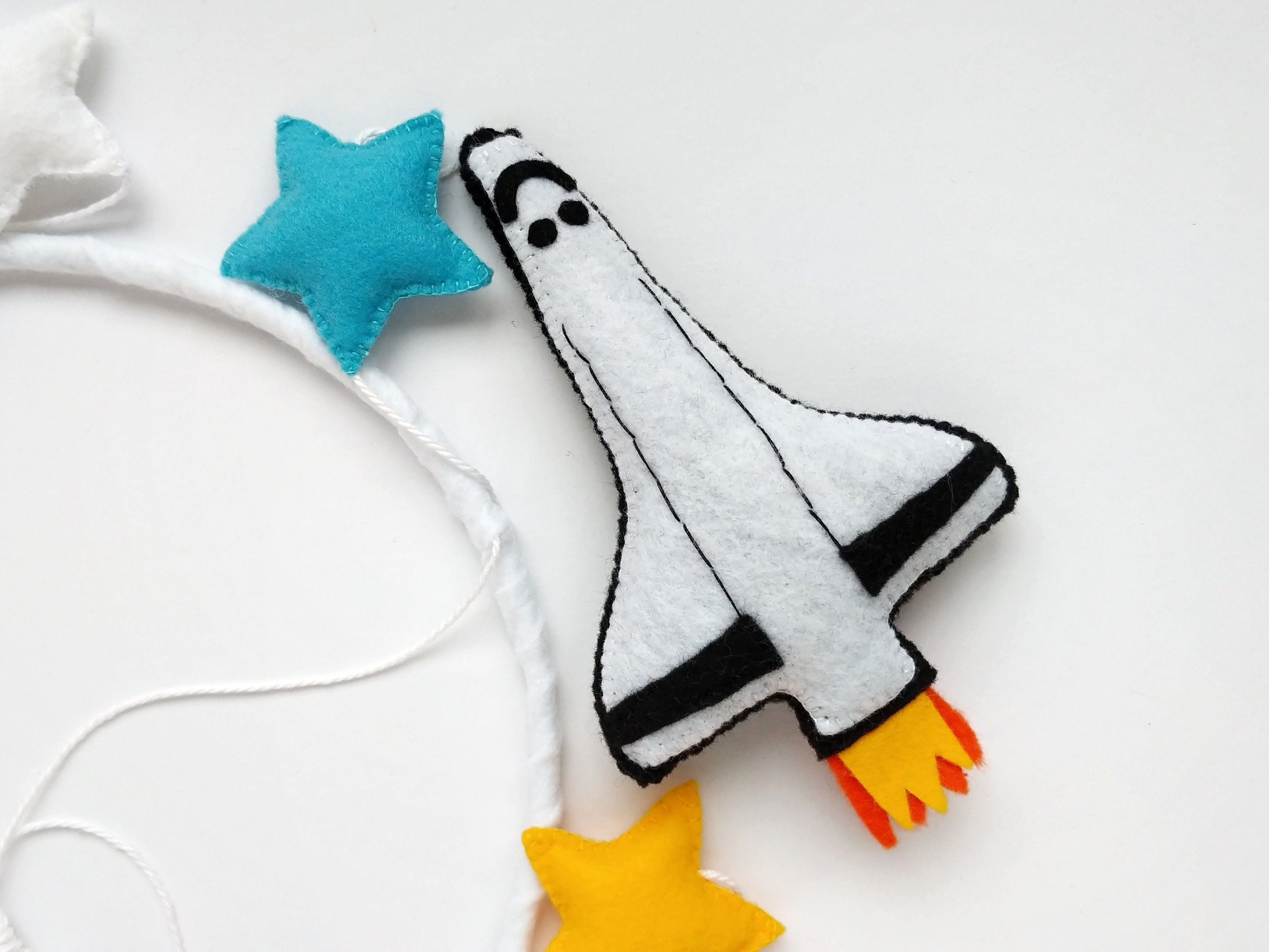 Space Explorer Baby Crib Mobile With NASA Astronaut and Space Shuttle ...