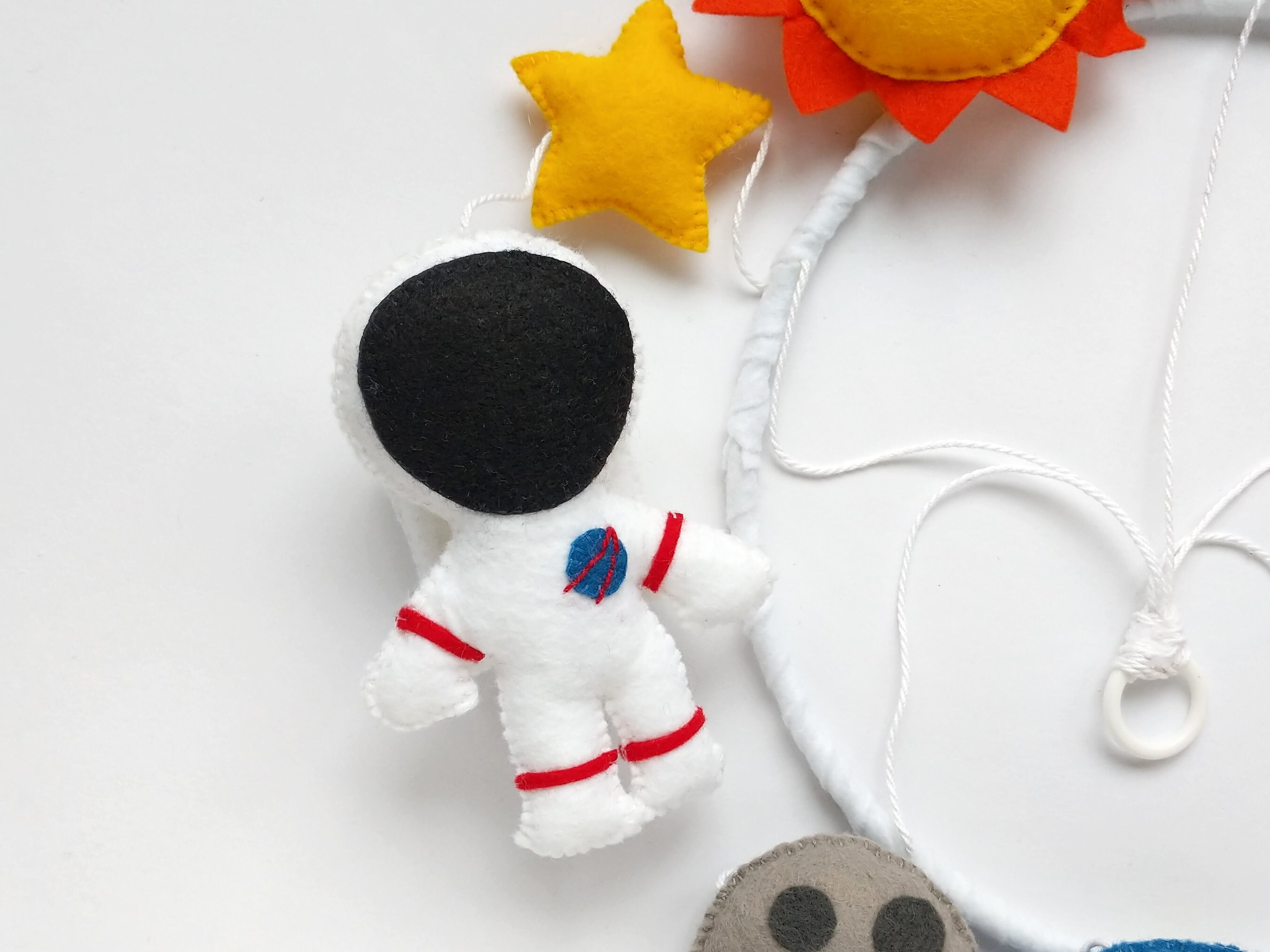 Space Explorer Baby Crib Mobile With NASA Astronaut and Space Shuttle ...