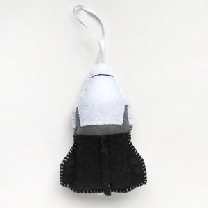 Spacex Dragon Spacecraft Felt Ornament, Christmas Tree Ornament ...