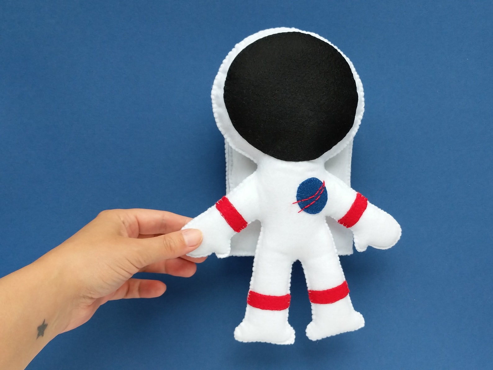 NASA astronaut toy spaceman plush handmade from felt | Etsy