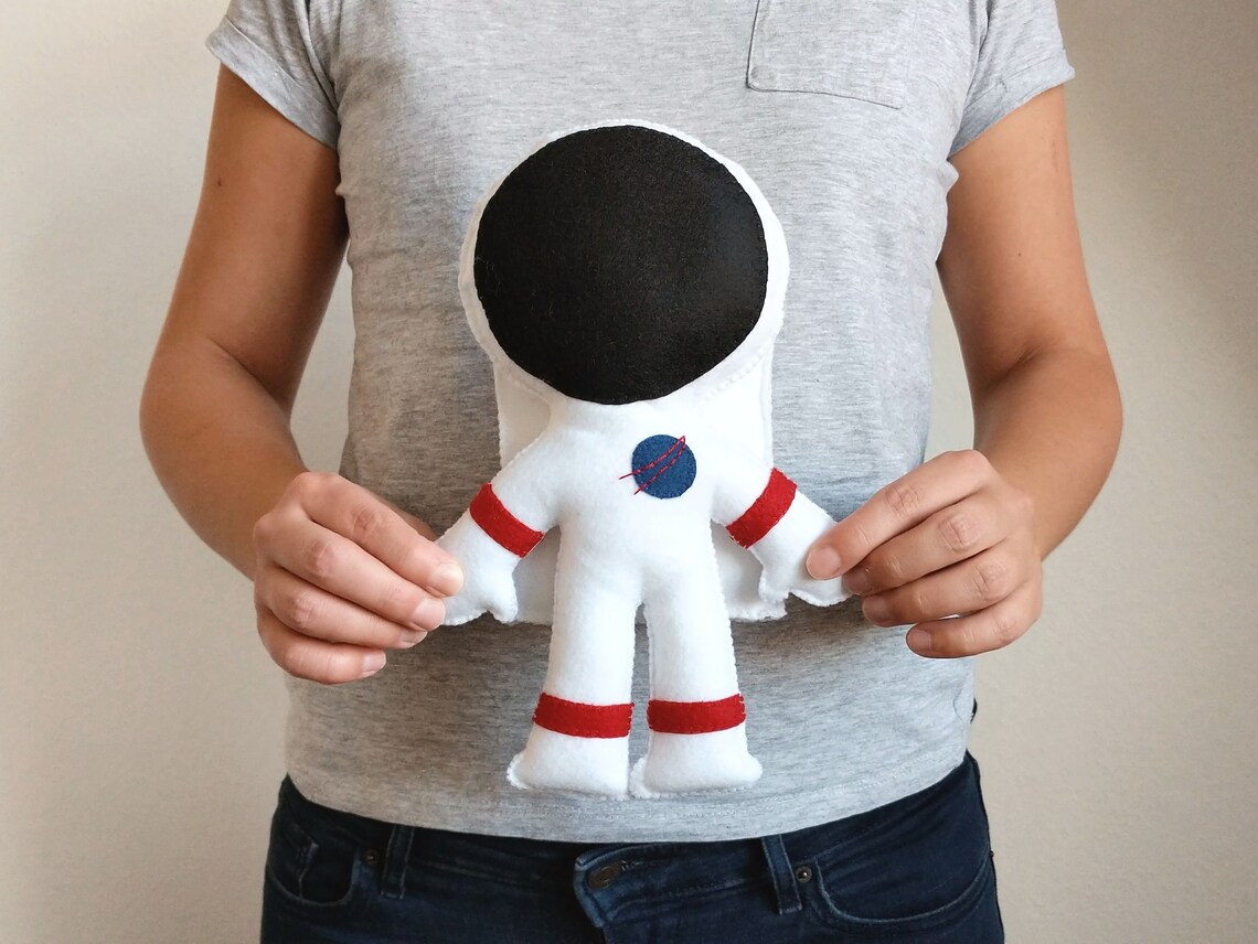 NASA astronaut toy spaceman plush handmade from felt | Etsy