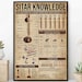 Sitar Knowledge Poster, Anatomy of A Sitar, Basic Types of Sitar, Sitar ...