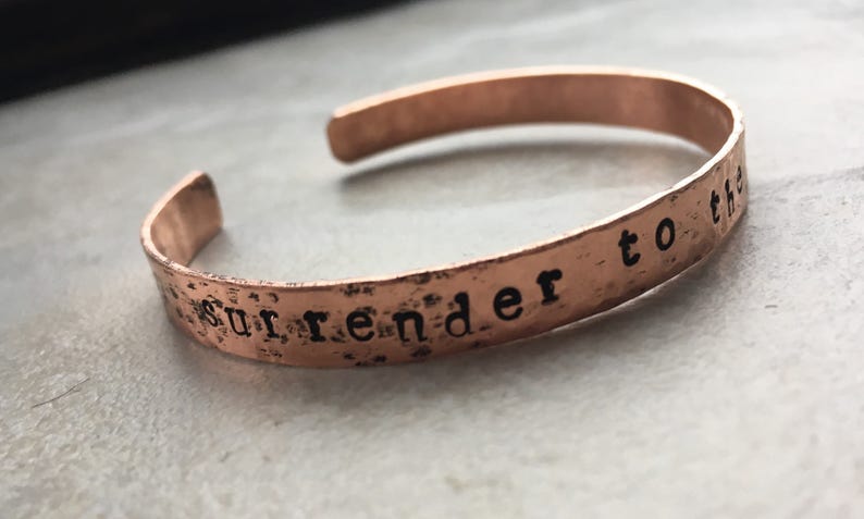 Surrender to the Flow - Phish Copper Cuff - Etsy