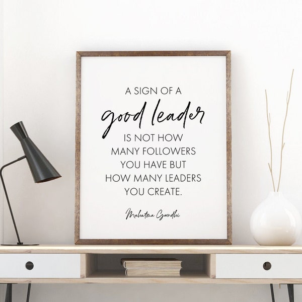 Leadership Quotes - Etsy