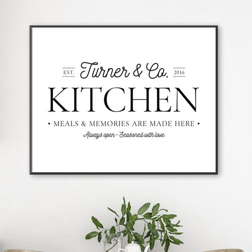 Meals And Memories Are Made Here Svg Kitchen Sign Svg Etsy