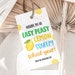 Easy Peasy Lemon Squeezy Gift Tag, Back to School Lemon Gift Label ...