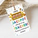 Lottery Gift Tag, I Won the Jackpot With You as My Teacher, Editable ...
