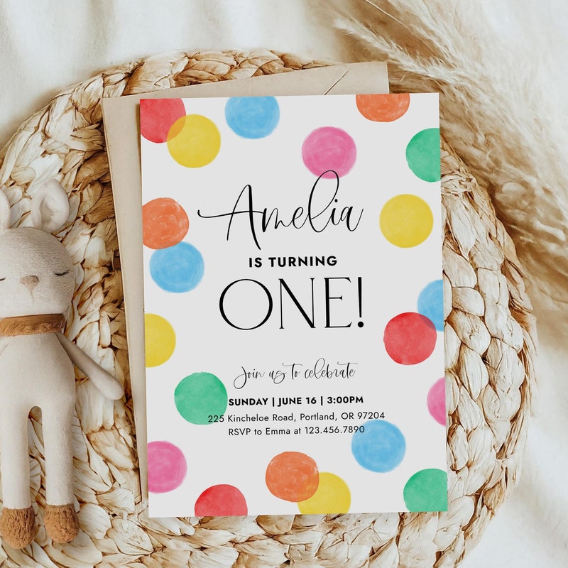 Polka Dot 1st - Etsy