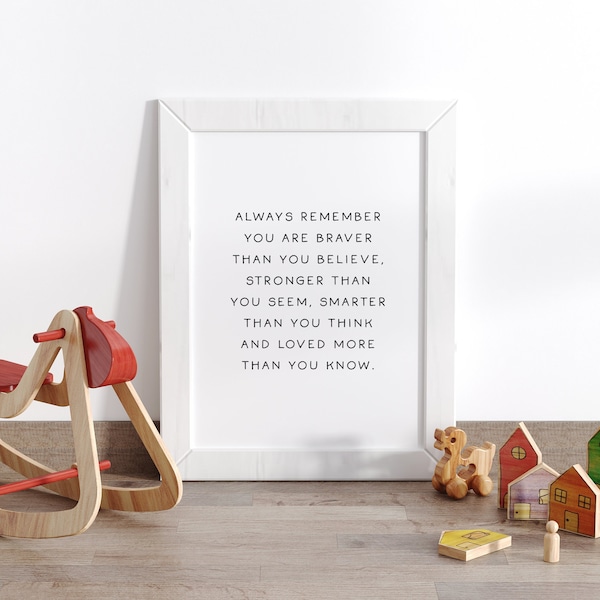 Childrens Book Quote Poster - Etsy