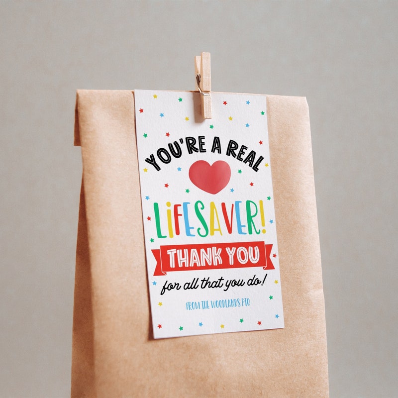 Lifesaver Thank You - Etsy