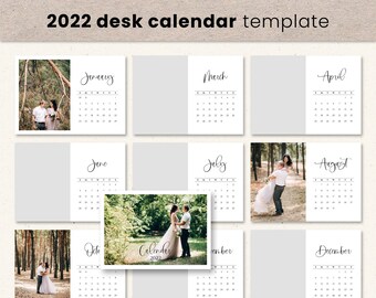 5x7 Photo Calendar | Etsy