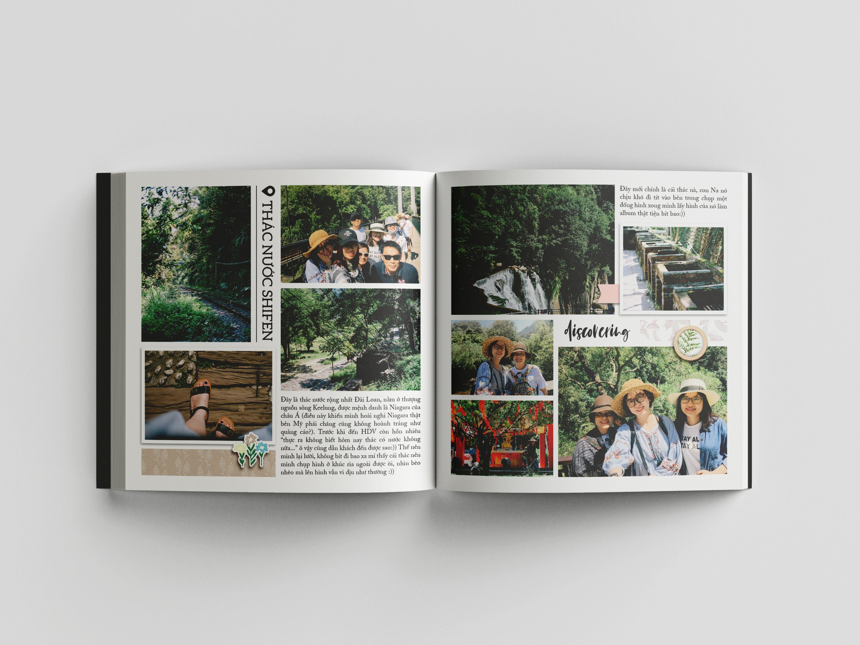 Travel Photobook Template Vol.2, 12*12" Travelogue Album, Vacation ...
