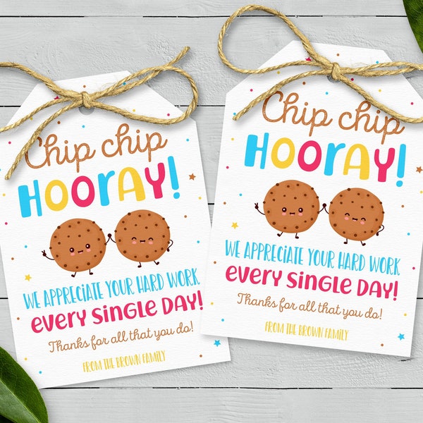 Chip Chip Hooray Employee Appreciation - Etsy