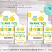 Editable Lemon Thank You Gift Tag, Making Lemonade Out of Lemons ...