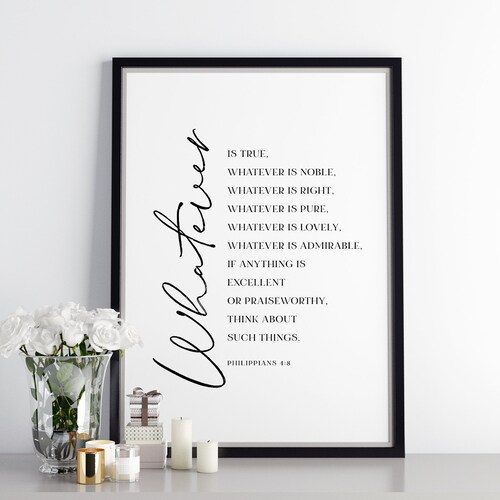 Mightier Than the Waves of the Sea Bible Verse Wall Art Set | Etsy