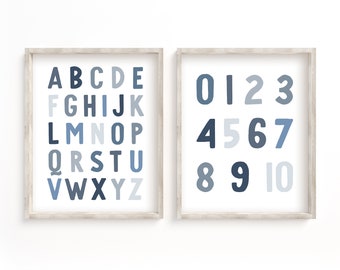 Navy Blue Wall Art - Etsy