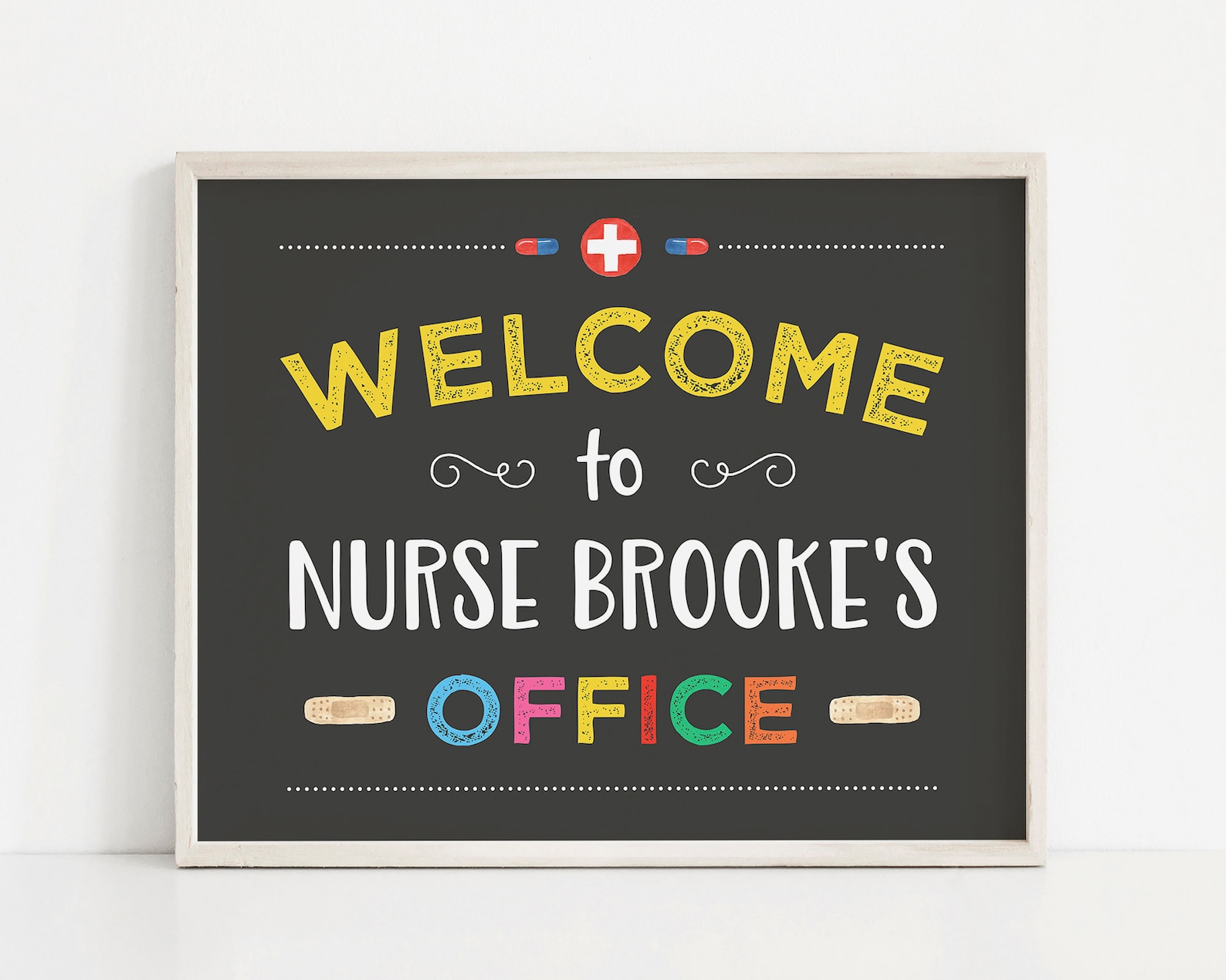 School Nurse Door Sign Editable Nurse Office Welcome Poster - Etsy Canada