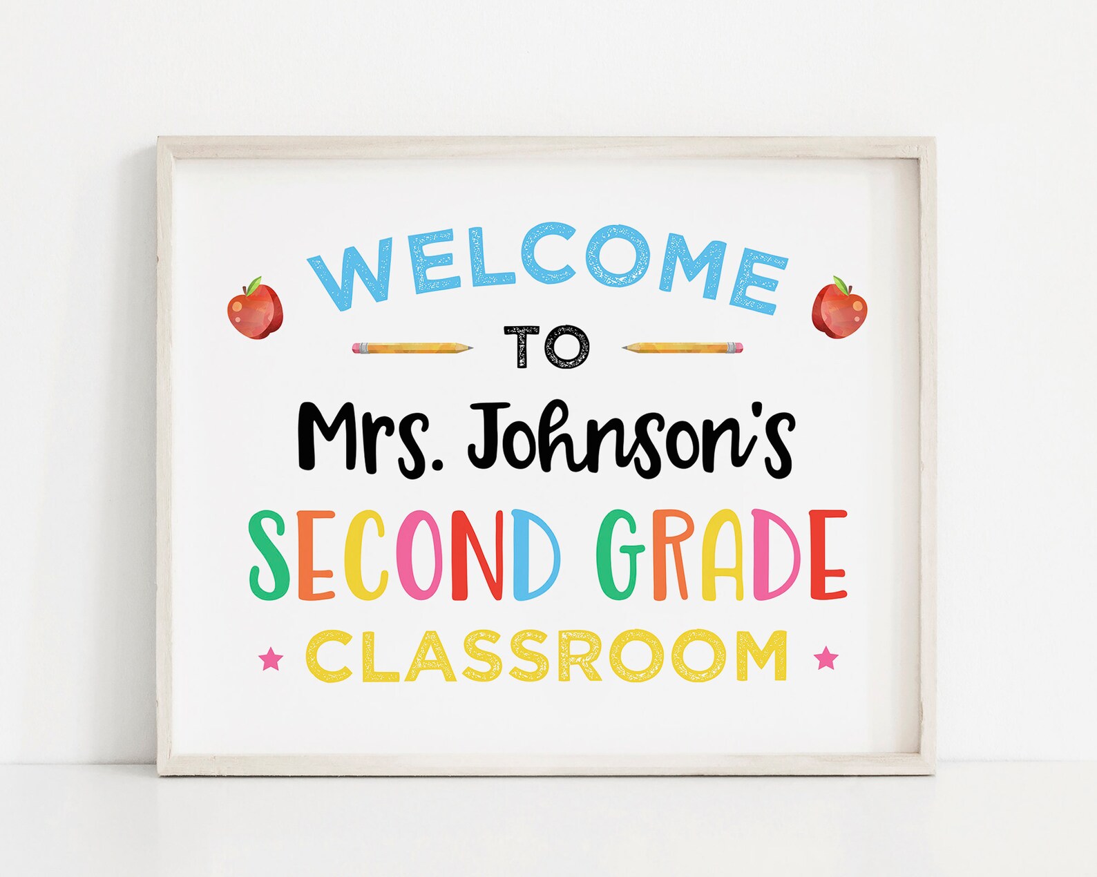 Classroom Welcome Sign Editable Teacher Class Door Sign - Etsy