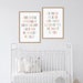 Dream Big Work Hard Nursery Prints Set of 2, Be Brave Be Kind ...