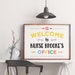 School Nurse Door Sign Editable Nurse Office Welcome Poster - Etsy