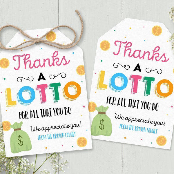 Lotto Ticket Appreciation - Etsy