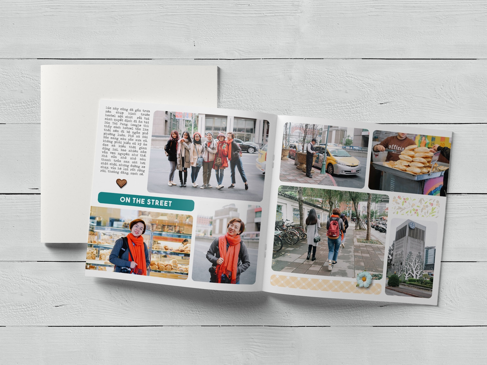 Travel Album Template Photobook Templates Square Album | Etsy