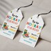 Sip Sip Hooray Back to School Editable Gift Tag, First Day of School ...
