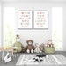 Dream Big Work Hard Nursery Prints Set of 2, Be Brave Be Kind ...