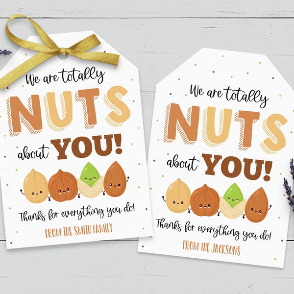 Nuts Label - Etsy