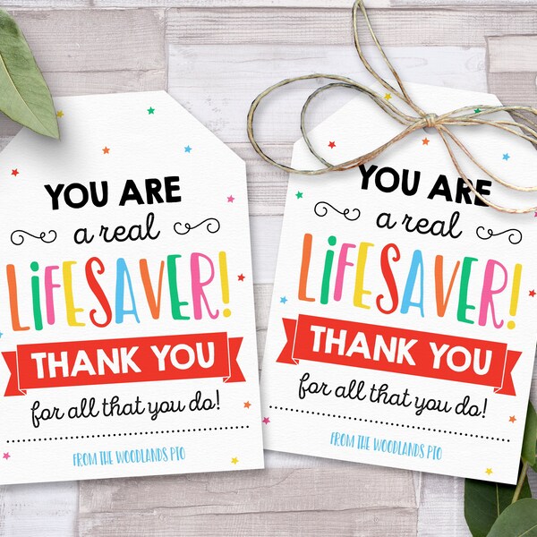 Lifesaver Thank You - Etsy