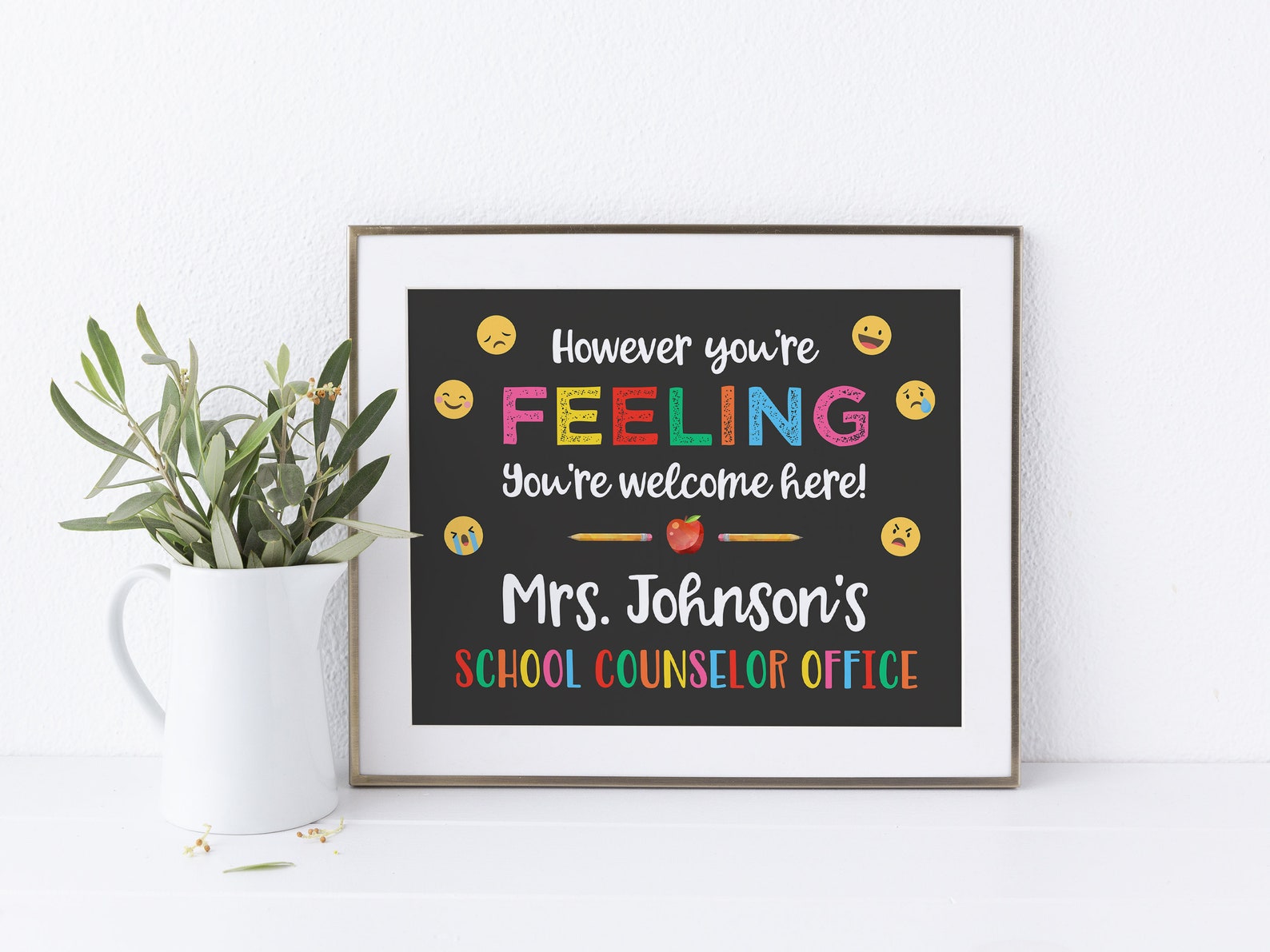 School Counselor Office Personalized Welcome Sign Child - Etsy