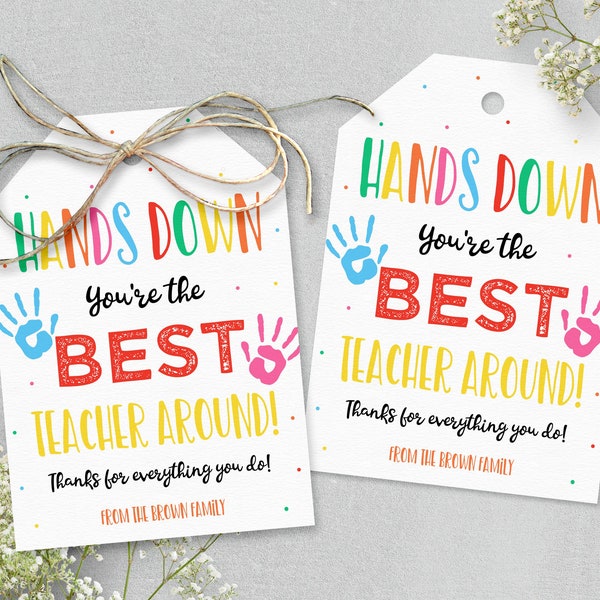 Hands Down Youre the Best Around Printable - Etsy