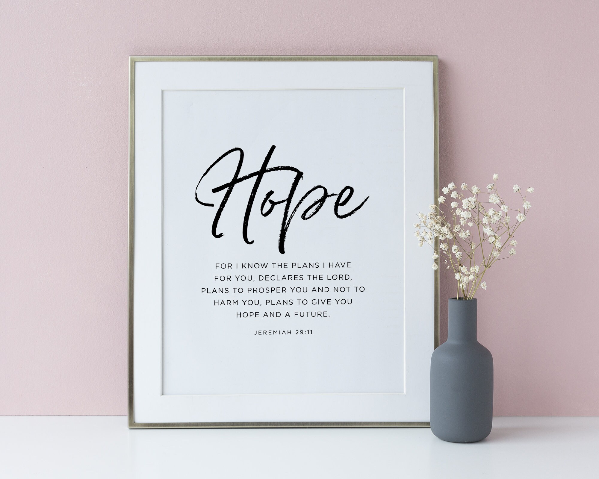 Faith Hope Love Bible Verse Wall Art Set Of 3 Scripture | Etsy
