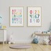 Rainbow Classroom Decor Set of 6 Educational Prints Colorful - Etsy